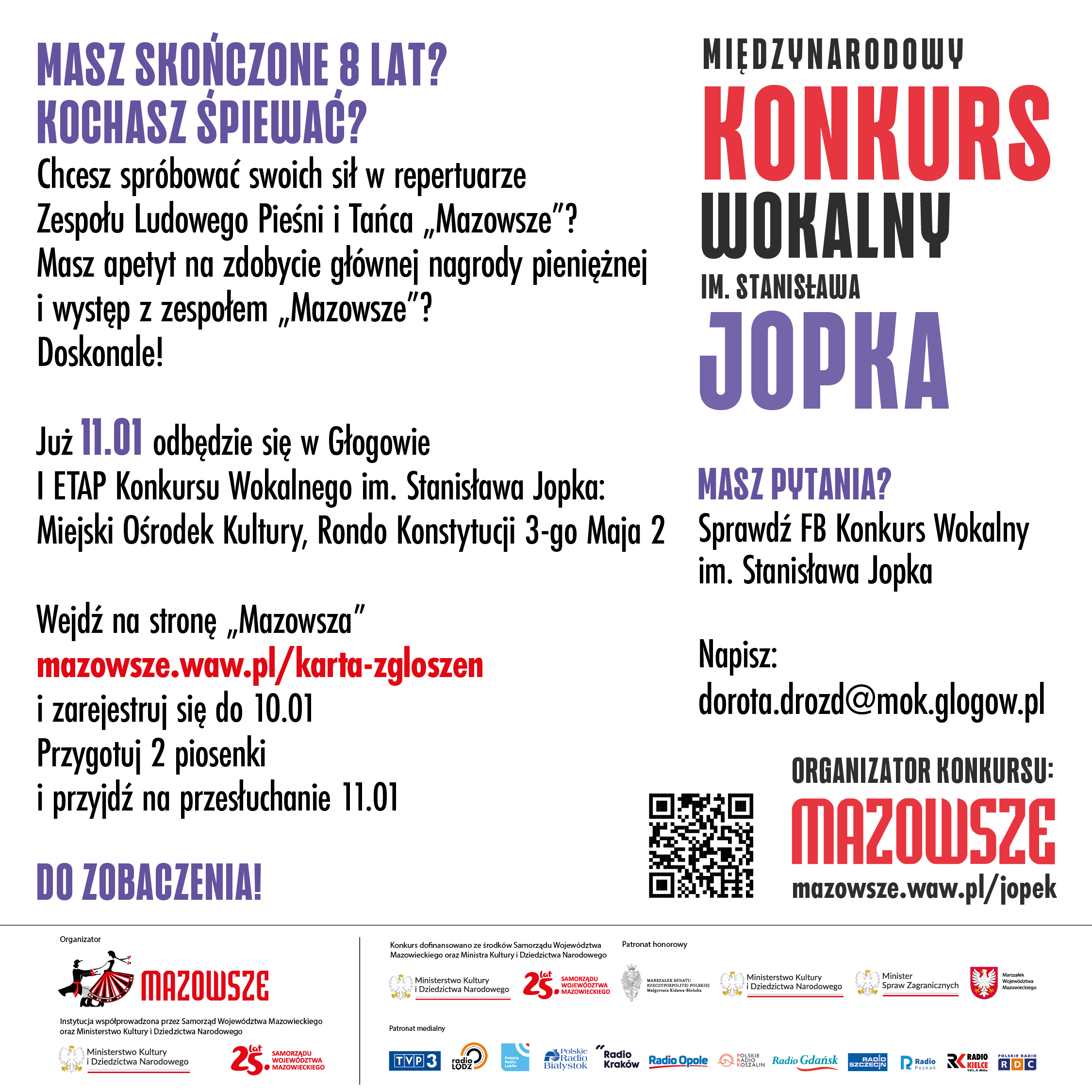 MIĘDZYNARODOWY KONKURS WOKALNY im. STANISŁAWA JOPKA